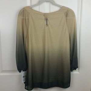 Sara Michelle | Tops | Sara Michelle Ombre Glitter Keyhole Back Top Pxl ...